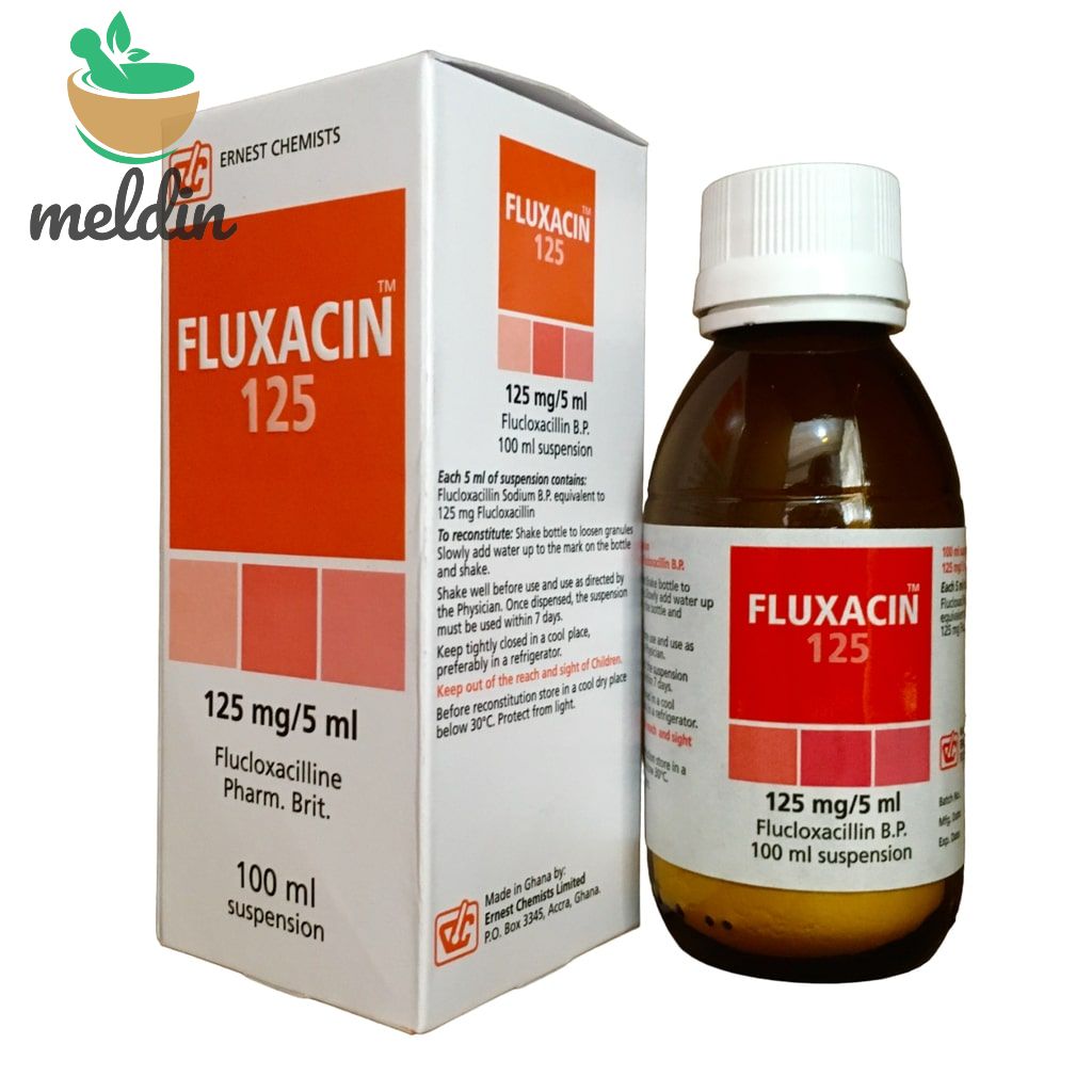 Fluxacin Susp 125Mg/5Ml (Flucloxacillin) | Meldinpharma